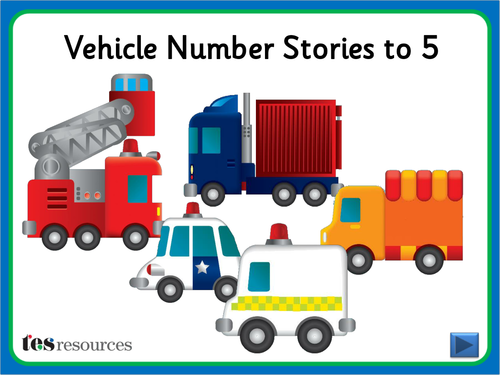 Vehicle Number Stories up to 5 | Teaching Resources