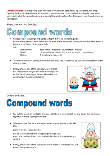 Compound Words | Teaching Resources