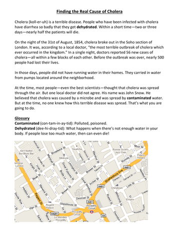 Dr John Snow and cholera | Teaching Resources