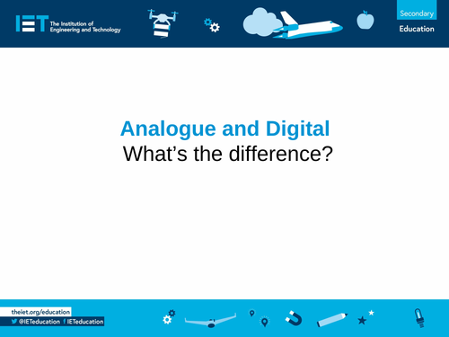 Analogue and digital | Teaching Resources