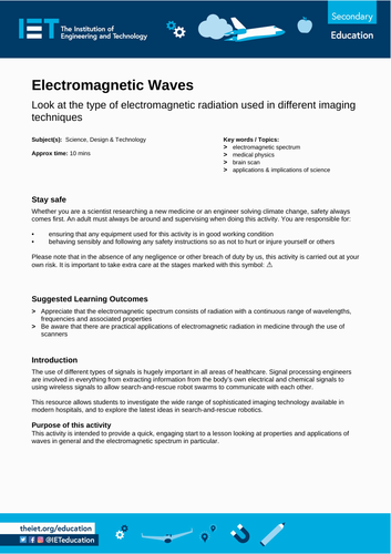Electromagnetic waves | Teaching Resources