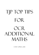 OCR FSMQ Additional Mathematics Revision Guide | Teaching Resources