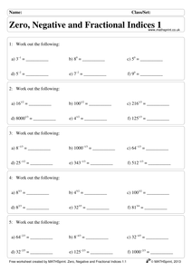 Indices practice questions + solutions by transfinite - UK Teaching ...