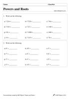 Worksheet N Powers and roots.pdf (15 KB, Adobe Acrobat)