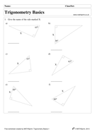 Trigonometry 1 practice questions + solutions | Teaching Resources
