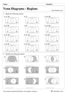 Venn Diagrams practice questions + solutions | Teaching Resources