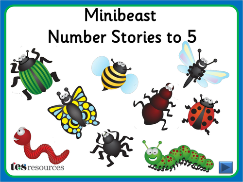 Minibeast Number Stories up to 5 | Teaching Resources