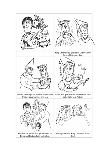 The Legend of King Arthur; KS2 narrative writing | Teaching Resources