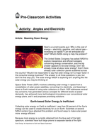 Solar Energy: Its Importance to Earth and Space | Teaching Resources