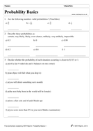 Basic Probability practice questions + solutions | Teaching Resources