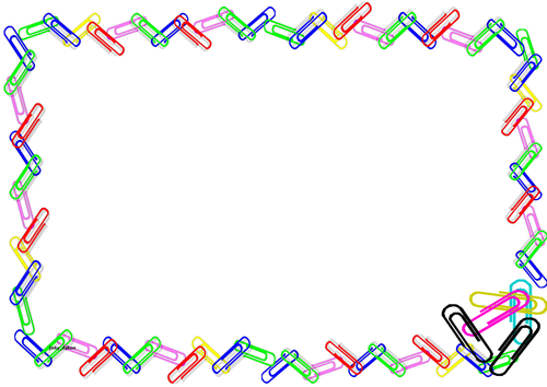 Paperclips Themed Lined paper and Pageborders | Teaching Resources