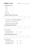 Dividing in ratio | Teaching Resources