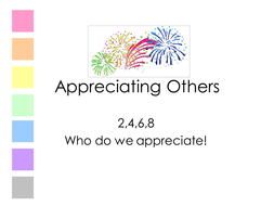 Appreciating Others Powerpoint | Teaching Resources