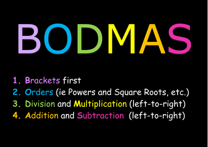 BODMAS poster - Resources - TES