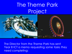 The Theme Park Project | Teaching Resources