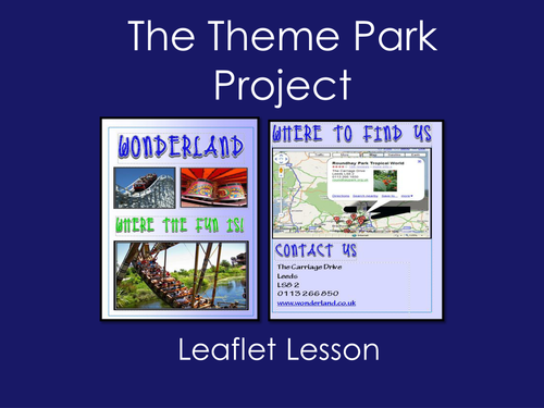 The Theme Park Project | Teaching Resources The Theme Park Project | Teaching Resources