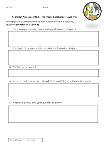 The Theme Park Project | Teaching Resources The Theme Park Project | Teaching Resources