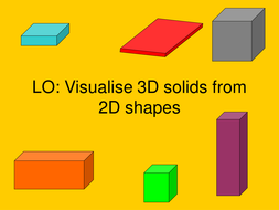 Visualising 3D shapes and volume | Teaching Resources