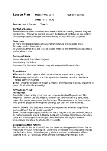 MAGNETS OR MAGIC??!! | Teaching Resources