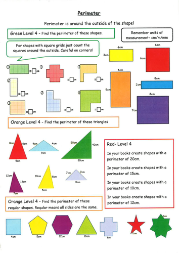 Area and Perimeter | Teaching Resources