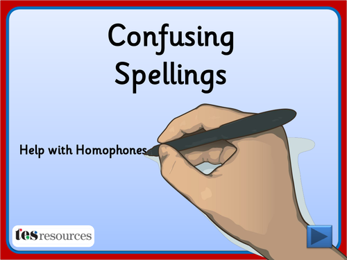 Confusing Spellings - Homophones - Sassoon Version | Teaching Resources