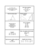 GCSE Revision Flash Cards | Teaching Resources