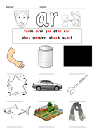 AR Digraph Worksheets AR | Teaching Resources
