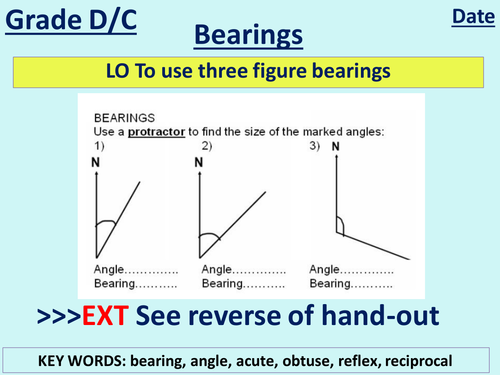Introduction to Bearings by ptarmigan - Teaching Resources - TES