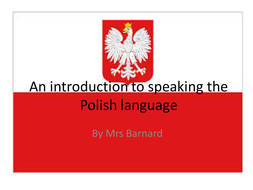 The spoken Polish language | Teaching Resources