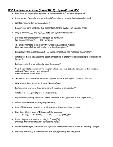 F332 advanced notice June 13 (help) | Teaching Resources