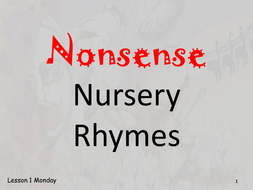 Nonsense poetry by choralsongster - Teaching Resources - Tes