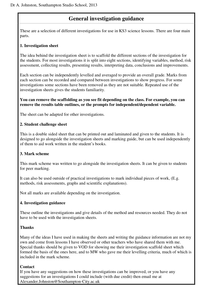 KS3 Science - Practical investigations - Part 1 by WonderCaliban - UK ...