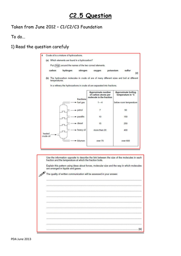 C2 21st C 6 mark exam practice | Teaching Resources