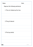 SPaG - Improve the Sentences by TES Primary - UK Teaching Resources - TES