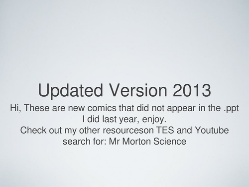 XKCD Plenarys & Homeworks Part 2; science comics | Teaching Resources