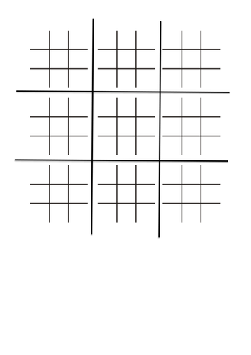 Ultimate Tic Tac Toe Strategy - fasrbureau
