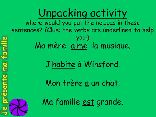 Resources for Expo 2 Rouge Mod 1 Units 1-3 Family | Teaching Resources