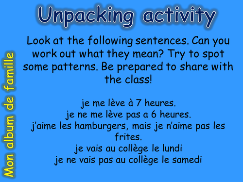 Resources for Expo 2 Rouge Mod 1 Units 1-3 Family | Teaching Resources