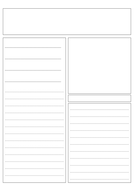 Newspaper front page writing frame by Louisecrane | Teaching Resources