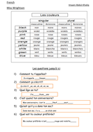 Bienvenue! Introduction to French Year 7 | Teaching Resources