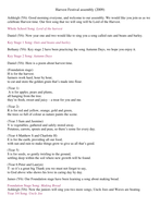 Harvest Script: assembly | Teaching Resources
