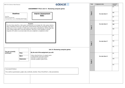 Reviewing Computer Games: KS4 media studies | Teaching Resources