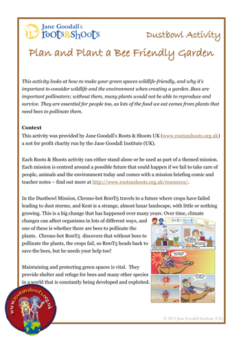 Plan and Plant a Bee Friendly Garden | Teaching Resources