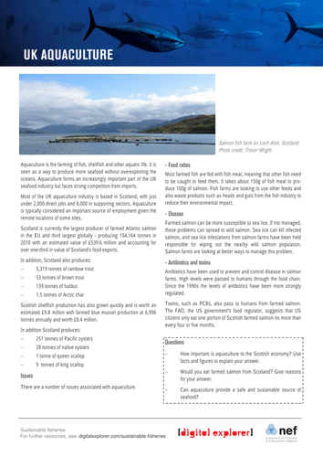 Science: Sustainable Fisheries | Teaching Resources