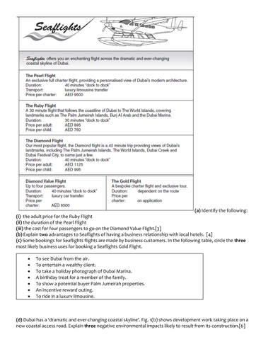 Cambridge 9395 Travel and Tourism | Teaching Resources