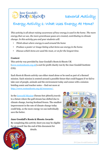 What Uses Energy? | Teaching Resources