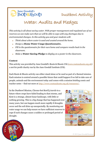 Water Audit | Teaching Resources