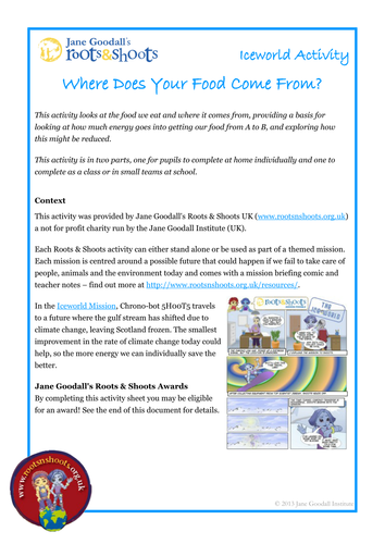 Food Miles | Teaching Resources