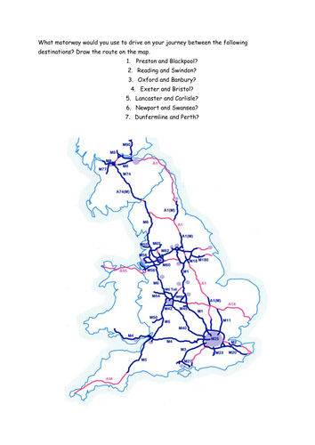 Geography of the UK- Types of transport | Teaching Resources