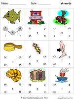 sh phonics lesson plan, worksheets and activities by ...